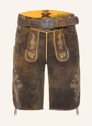 HIRSCHER Hirscher Trachten-Lederhose Aichach braun