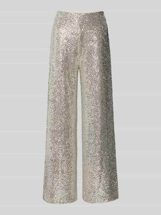 Ichi Wide Fit Stoffhose mit Allover-Pailettenbesatz Modell Fauca
