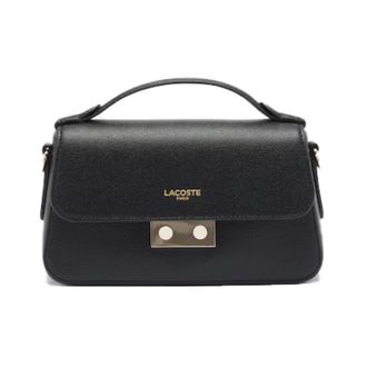 Lacoste Femme, Sacs, Noir, Taille: ONE Size Sac bandouli&egrave;re Champs-&Eacute;lys&eacute;es