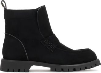 Kazar Kazar Schwarze Wildleder-Stiefeletten auf einer Trapper-Sohle - - Shoes - Damen - Schwarzk - 39 EU