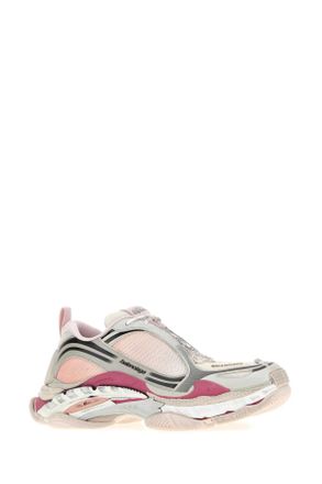 Balenciaga Womens Multicolor Fabric And Rubber Triple S.2 Sneakers Gradientpurple