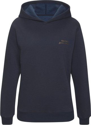 Lascana Kapuzenpullover mit gl&auml;nzendem Druck, Loungewear