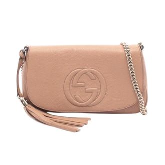 Gucci Sac bandouli&egrave;re en cuir Pre-owned - Femme - Pre-owned - Rose - Taille: ONE Size