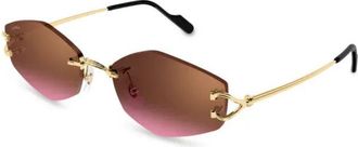 Cartier CT0620S Sunglasses - Gold