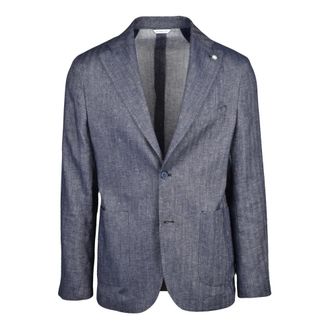 Manuel Ritz Homme, Costumes, Bleu, Taille: XL Giacca Stondata