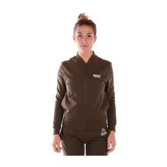 Moschino Femme, Sweatshirts et sweats &agrave; capuche, Vert, Taille: 40 FR SweaT-shirts &agrave; capuche