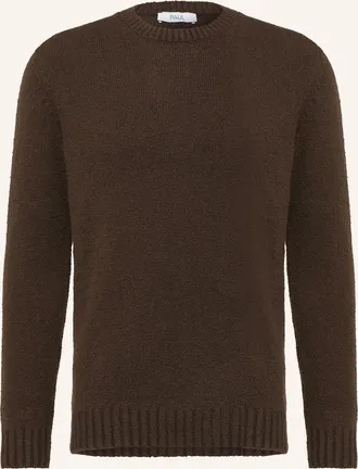 Paul Paul Boucl&eacute;-Pullover braun