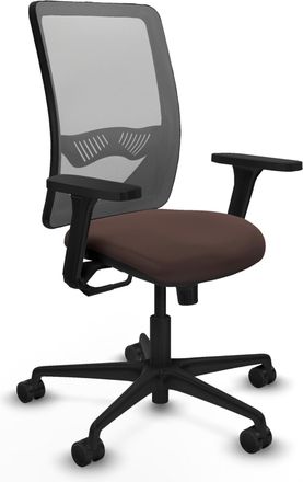 Piqueras y Crespo B&uuml;rodrehstuhl Zulema mit 3D-Armlehnen, h&ouml;henverstellbare Lendenwirbelst&uuml;tze, ausgestattet mit Sincro 3 Positionen und Schneidschaum, mit Rollen von 65