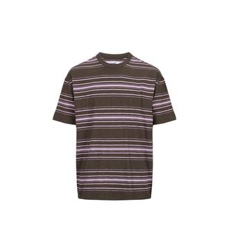 Sams&oslash;e & Sams&oslash;e Tee-shirt droit col rond ray&eacute; en coton
