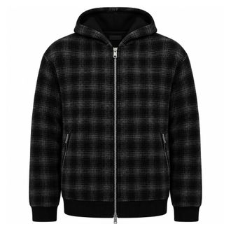 Represent Waffle Herren Trainingsjacke, Grau/Schwarz - Schwarz