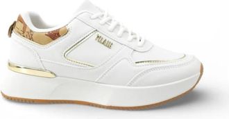 Alviero Martini 1A Classe Femme, Chaussures, Blanc, Taille: 37 EU Baskets in Pelle Liscia