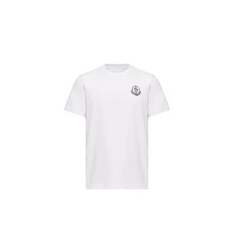 Moncler T-Shirt mit kurzen &Auml;rmeln - - Tops - Herren - Wei&szlig; - XL
