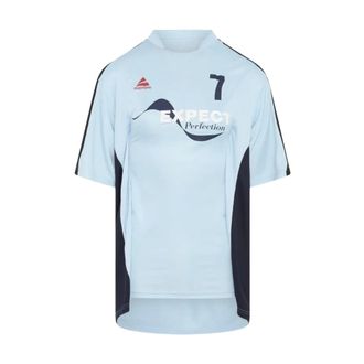Martine Rose Half Stretch Football Top - Femme - Sport - Bleu - Taille: 40 FR