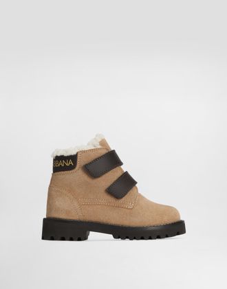 Dolce & Gabbana Stiefelette Aus Veloursstoff - Mann Collection Mehrfarbig 25
