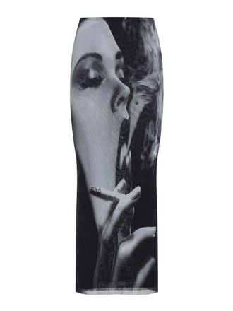 Jean Paul Gaultier Jupe Longue - Gris
