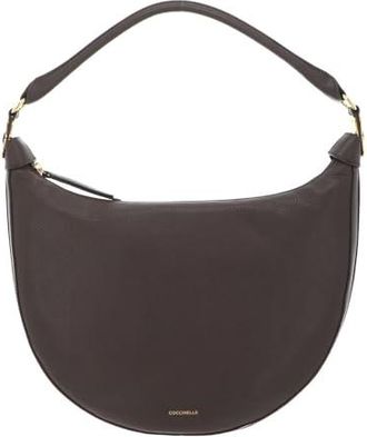 Coccinelle Sunnie Handbag Grained Leather Coffee