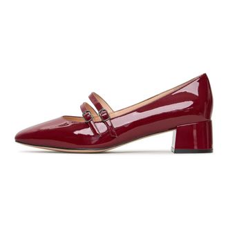 Cesare Gaspari Elegant Mary Jane Heels MJay - Red - - Shoes - Damen - Rot - 40 EU
