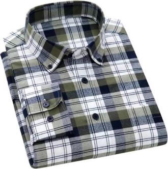 Generic Chemises pour homme, coupe ajust&eacute;e, chemise unie formelle &agrave; carreaux, haut d&eacute;contract&eacute; daffaires, 2705-8, XXL