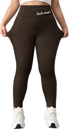 Generic Legging en polaire pour femme - Collants thermiques taille haute - Pantalon dhiver chaud - Legging dentra&icirc;nement extensible anti-cellulite - Legging d