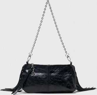 Maje Pochette Miss M Pouch En Cuir Vernis - Noir - Maje