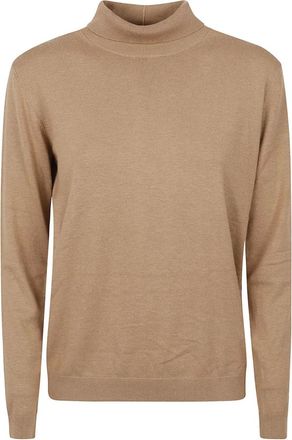 Max Mara Pull &agrave; col roul&eacute; Kiku - Femme - Pulls - Beige - Taille: 38 FR