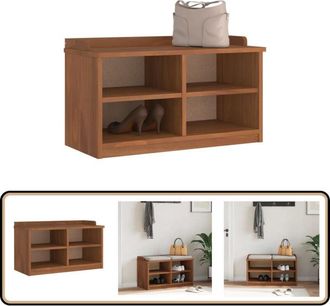 vidaXL Flurbank sandnes 87x40x50 cm Massivholz Kiefer - Vidaxl