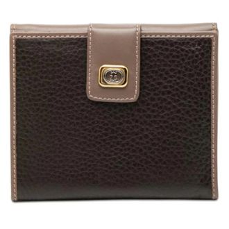 Gucci Portefeuille Vintage Pre-owned - Femme - Pre-owned - Brun - Taille: ONE Size