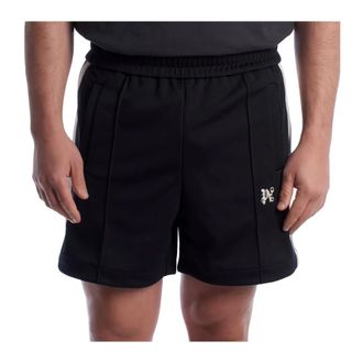 Palm Angels Monogram Track Shorts - - Shorts - Herren - Schwarzk - S