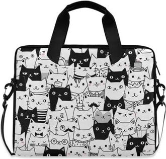 Alaza Sac pour ordinateur portable de 40,6 &agrave; 15,6 pouces, sac &agrave; bandouli&egrave;re pour ordinateur portable de 40,6 &agrave; 15,6 pouces, sac fourre-tout pour femme, homm