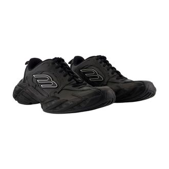 Balenciaga Womens Monday Sneaker Black Calfskin