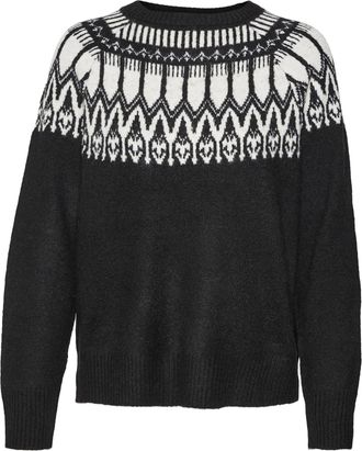 Vero Moda Vmsimone Ls Nordic Pullover Ga Rep Boo