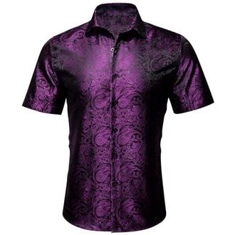 Generic Ma Commande en Cours Soldes Chemise Homme Manche Courte Ete Imprim&eacute;e Manches Courtes Blanche XXXL Hawaienne Slim Bleu Lin V&ecirc;tements Chemisette Grande 
