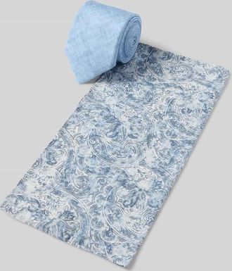 Cinque Krawatte mit Einstecktuch Modell TAOIMINA