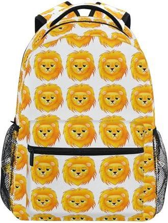 Generic Lion Mignon 23100622 Cartables Scolaires Unisexe Sacs A Dos Confort Cartable Scolaire Pour Pc Randonn&eacute;e Sport 29X40Cm