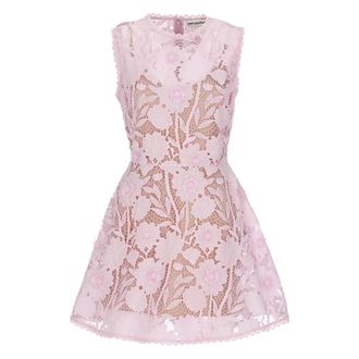 Self Portrait Spitzen-Minikleid - - Dresses - Damen - Rosa - 2XS