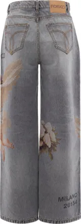 Fiorucci Angeli Bouquet Jeans - Gray