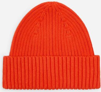 Arket Rippstrickm&uuml;tze -Rot