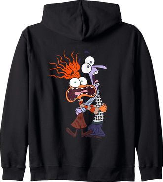 Pixar Disney and Pixars Inside Out 2 Toony Colors Anxiety & Fear Kapuzenjacke