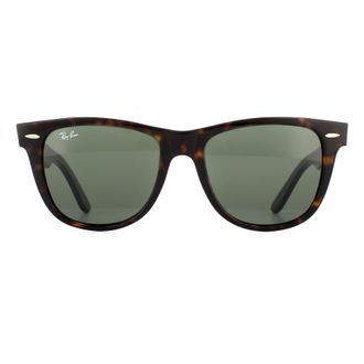 Ray-Ban Sonnenbrille Wayfarer 2140 902 Schildkröte Grün G-15 Groß 54mm