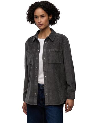 Street One Damen Cord Hemdbluse