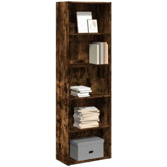 vidaXL Bibliothèque chêne fumé 60x30x189 cm bois dingénierie - Vidaxl