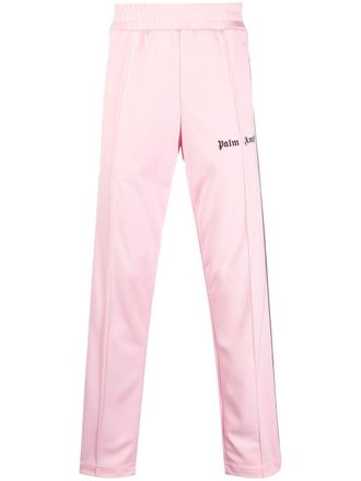 Palm Angels pantalon de jogging &agrave; mod&egrave;le bicolore - Rose