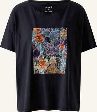 Oui T-Shirt schwarz