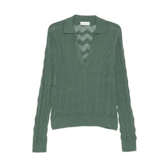 Dries Van Noten Herren, Strickwaren, Gr&uuml;n, MGr&ouml;&szlig;e