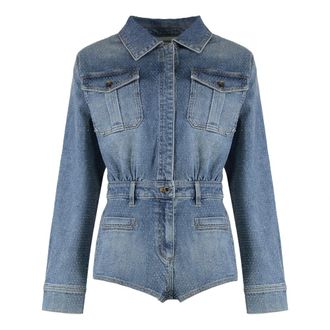 Self Portrait Damen, Jumpsuits & Playsuits, Blau, XSGr&ouml;&szlig;e