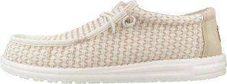 Hey Dude Homme, Chaussures, Beige, Taille: 42 EU Wally Woven