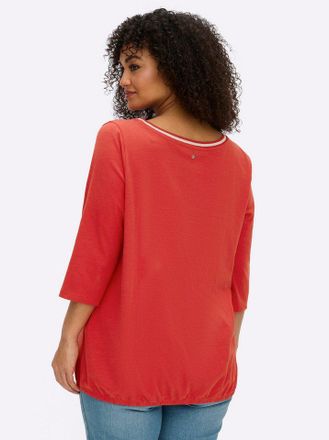 Sheego T-Shirt 3/4-Arm-Shirt 3/4-Arm