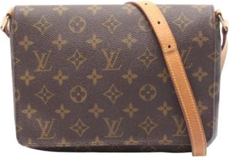 Louis Vuitton Sac bandouli&egrave;re Musette Tango Monogram Pre-owned - Femme - Pre-owned - Brun - Taille: ONE Size