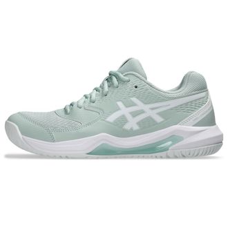 Asics Damen Gel-Dedicate 8 Sneaker, Lichen Rock White, 37 EU