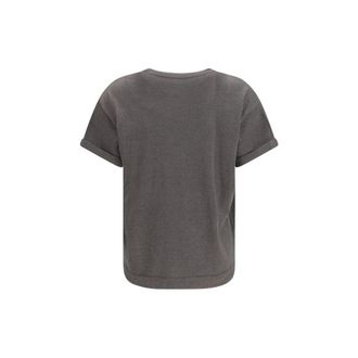 Brunello Cucinelli Womens Gray Nylon T-Shirt